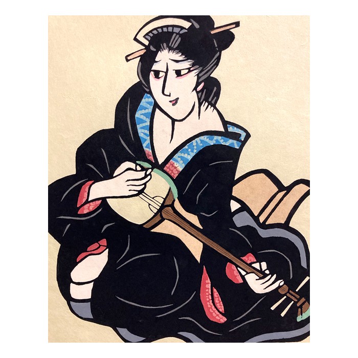 “Shamisen Player”